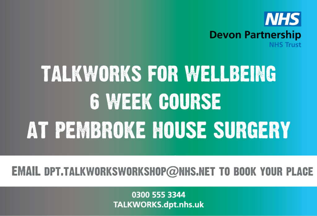 Talkworks Wellbeing Course – starting Saturday 2nd September 2023 ...